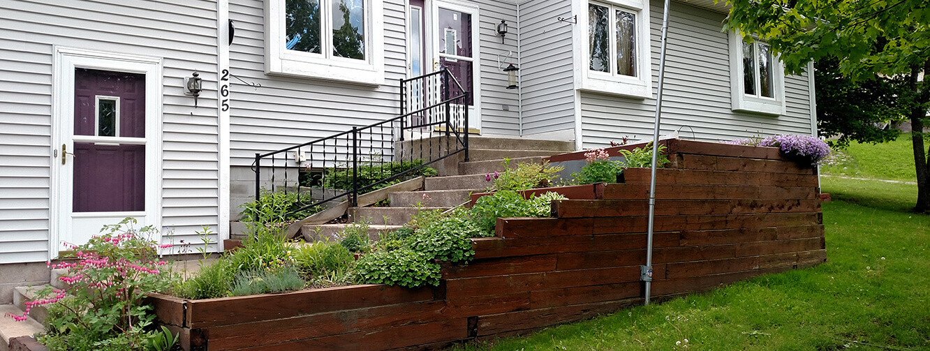 Garden Retaining Wall Wood | Fasci Garden