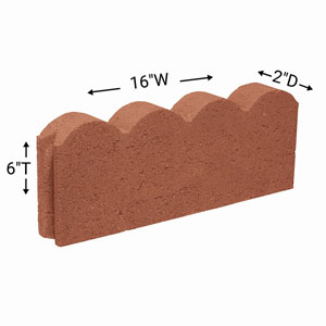 MM Concrete | Scalloped