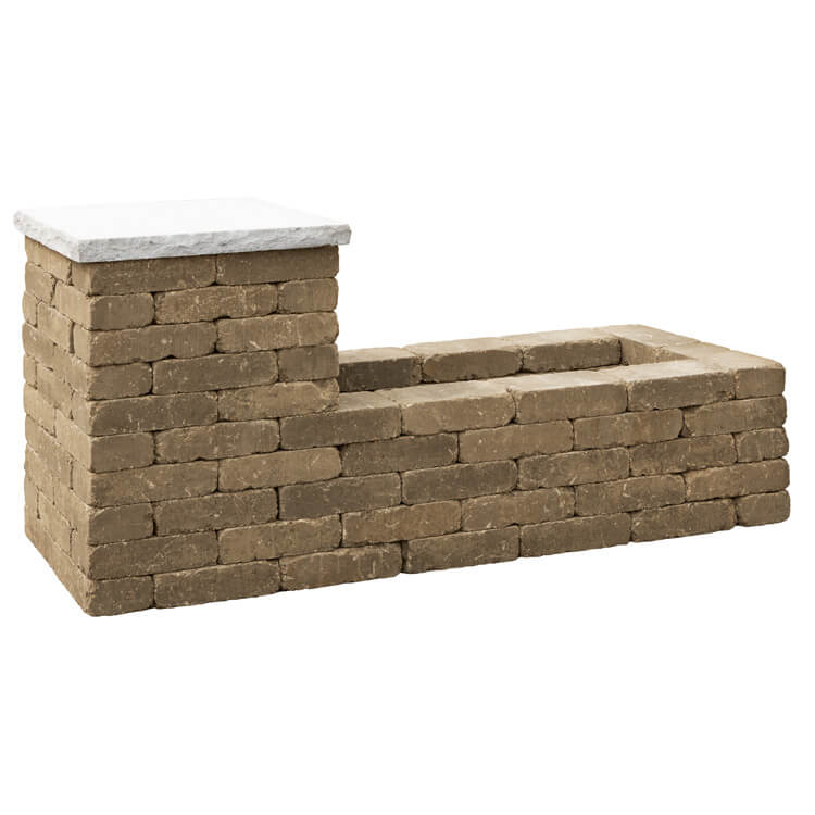 MM Concrete | Emberlin Pillar With Planter