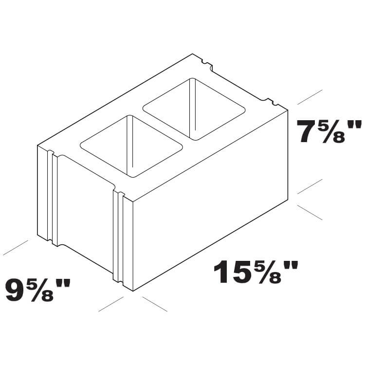 10 Dimensions Of A Cement Block Concrete Block (CMU) Sizes, Shapes,