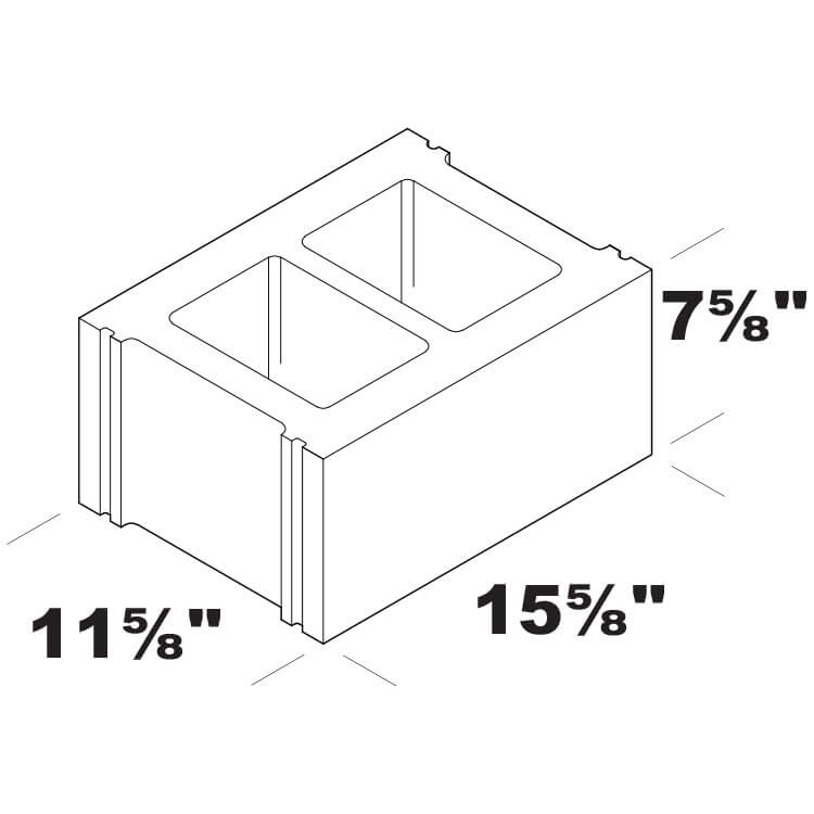 12 Inch Concrete Block 12 Inch Solid Block Coleman Sand & Gravel