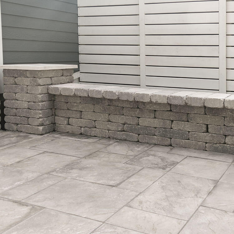 Belgium Blocks Retaining Walls