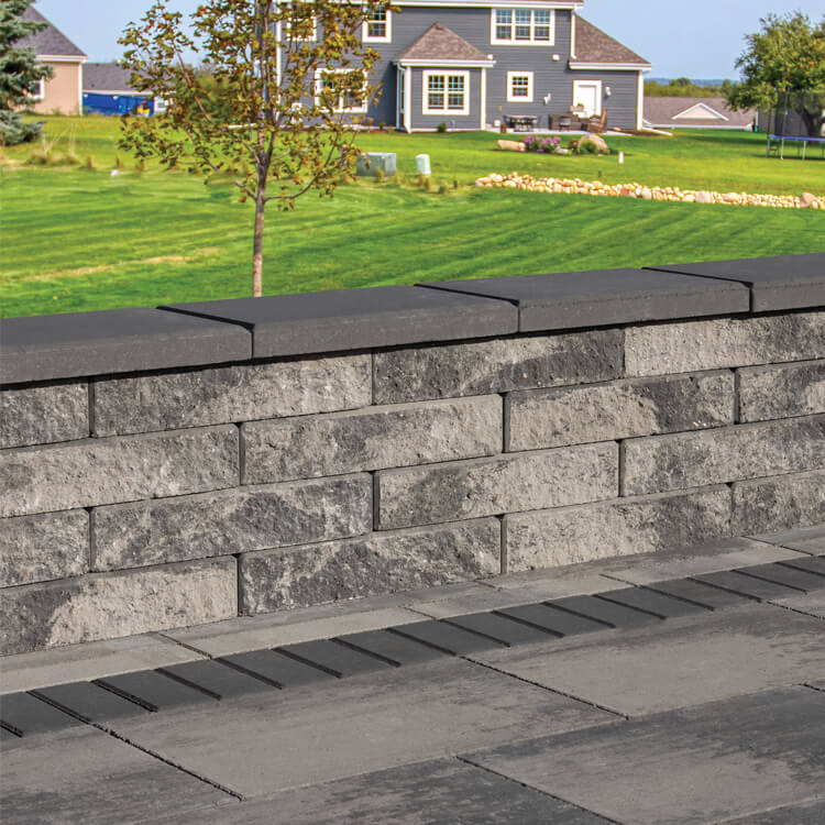 Split Face Retaining Wall Retaining Block Wall Installation Service By