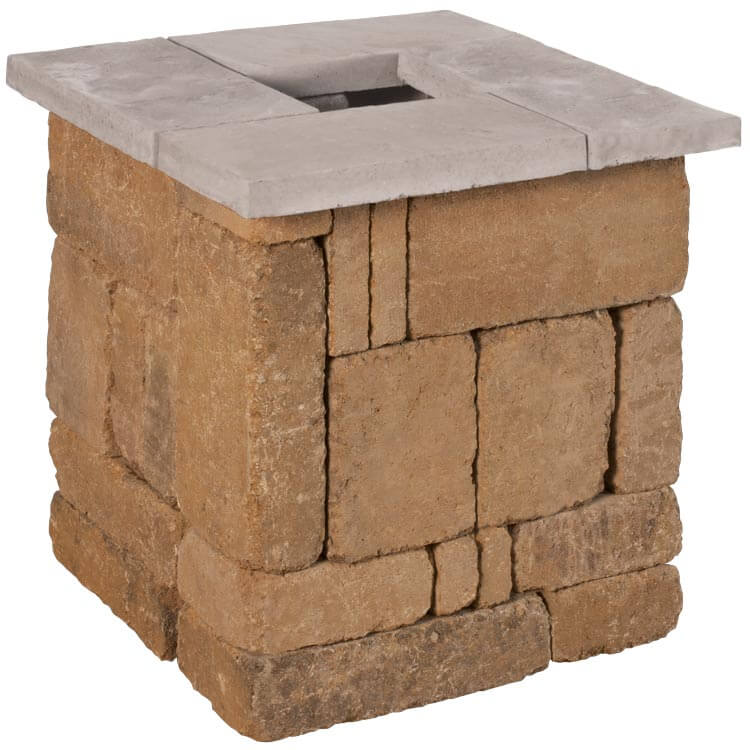 MM Concrete | Rustic Flagpole Stand