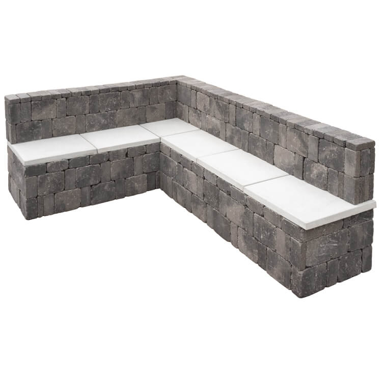 MM Concrete | Stonehaven L Bench