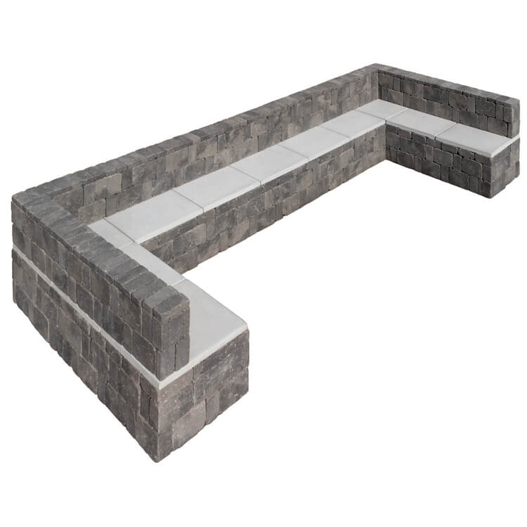 MM Concrete | Stonehaven U Bench