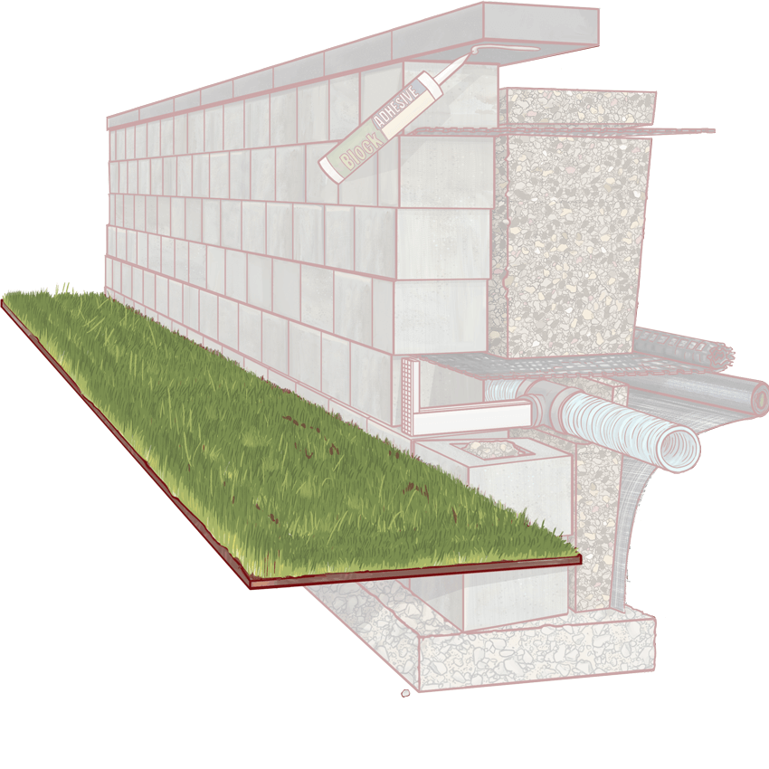 Building A Block Wall On A Slope